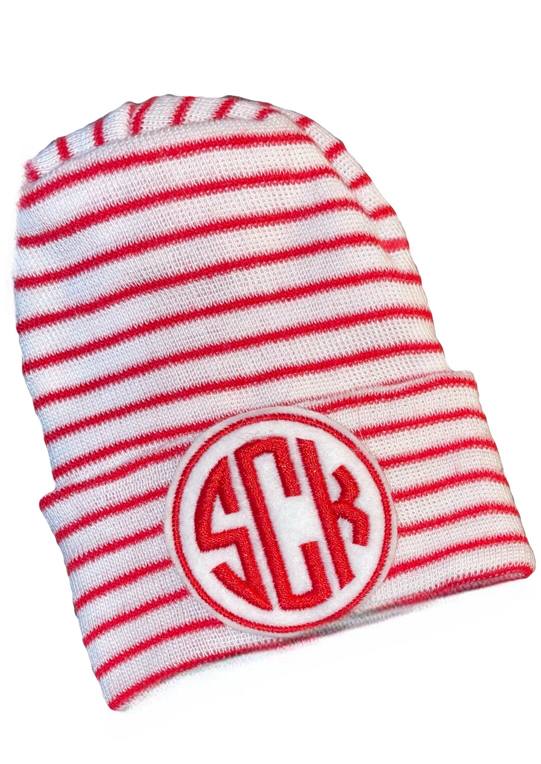 Baby Hospital Hat Monogramed With Initials! for a BOY or GIRL! You ...