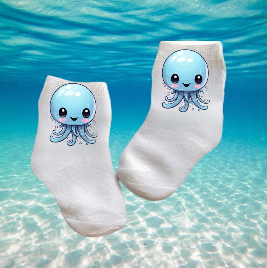 Baby/toddler/ Child Jellyfish Socks Size. Multiple Sizes Offered ...