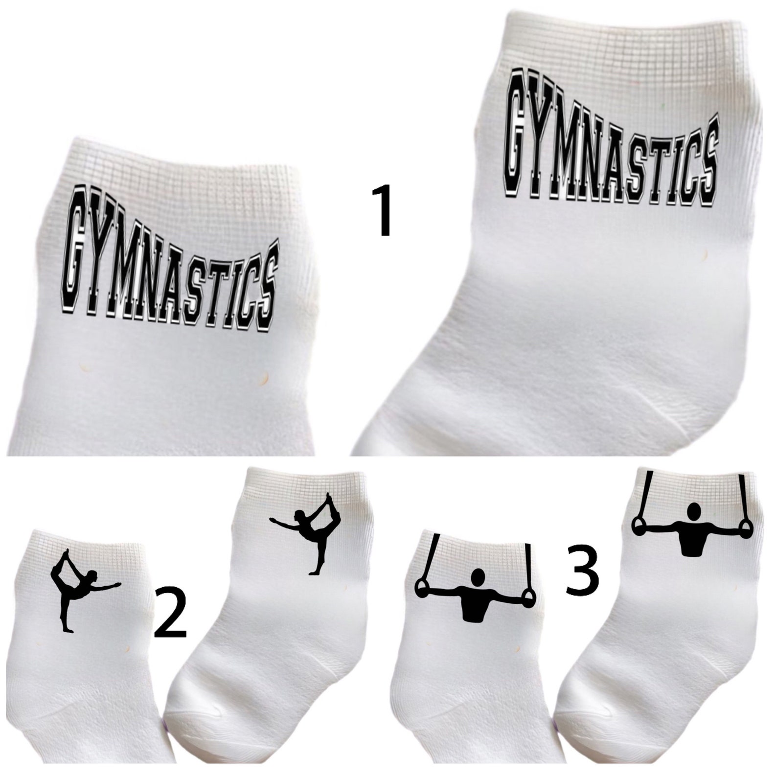 Baby/toddler/child Gymnastics Socks. Multiple Sizes Offered. Choose ...
