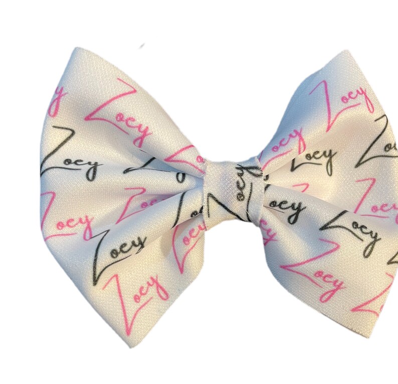 Girls Bow Hat or Headband With NAME! Baby Girl Bow! Custom Made Fabric ...