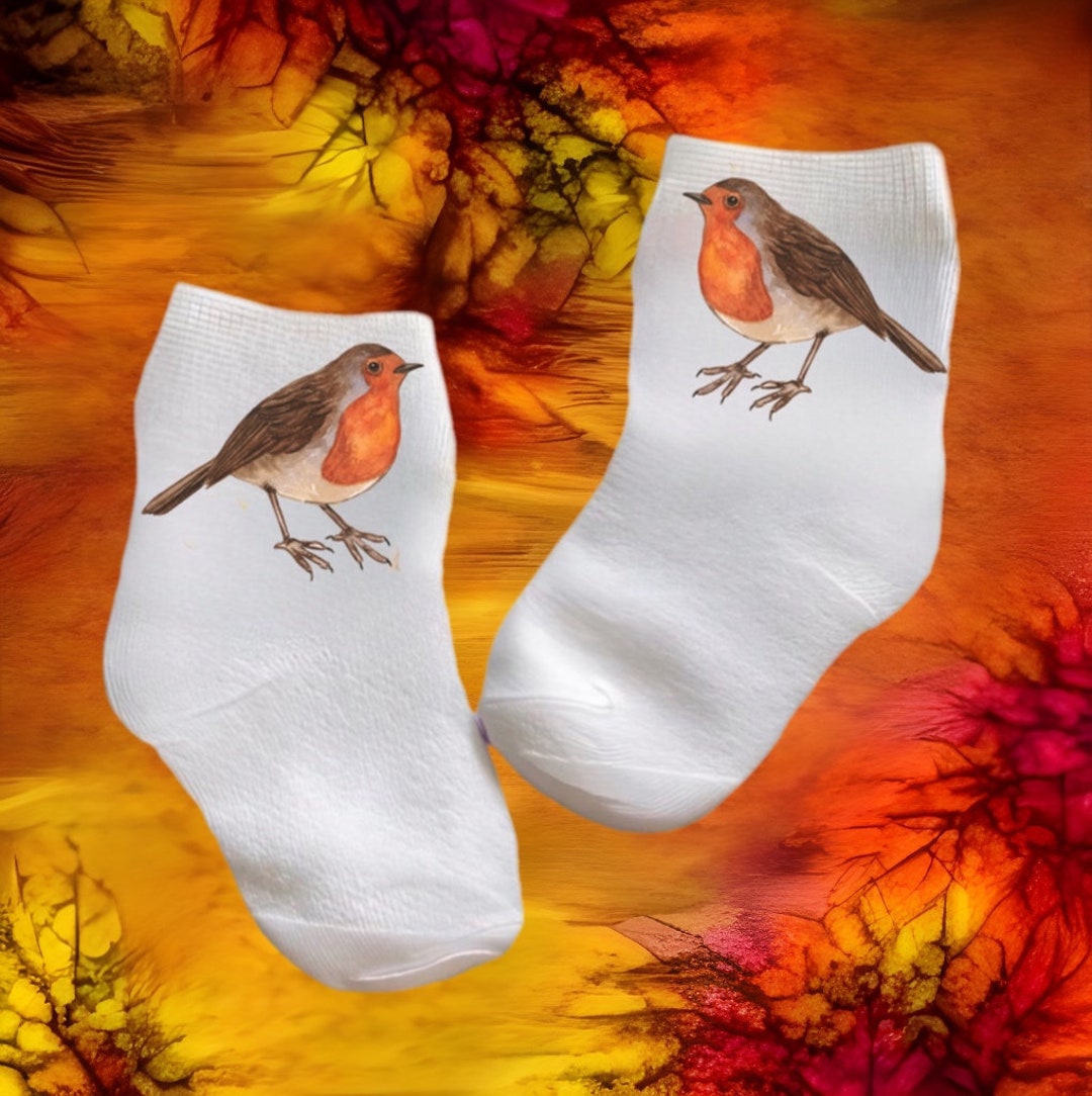 Baby/toddler/child Cute Robin Socks. Multiple Sizes Offered. Choose ...