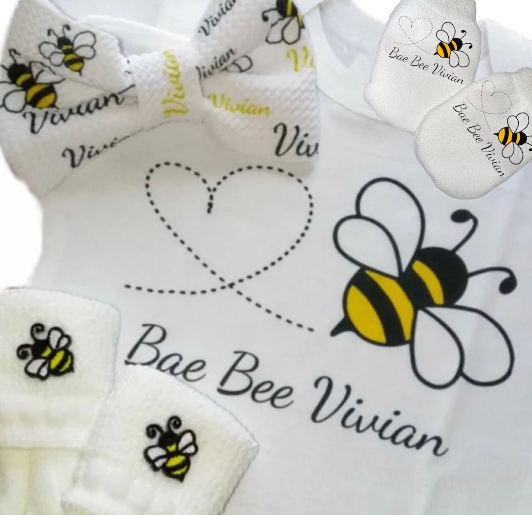 Baby Bodysuit With Name. Bae BEE. Add Name at Checkout. You Choose Size ...