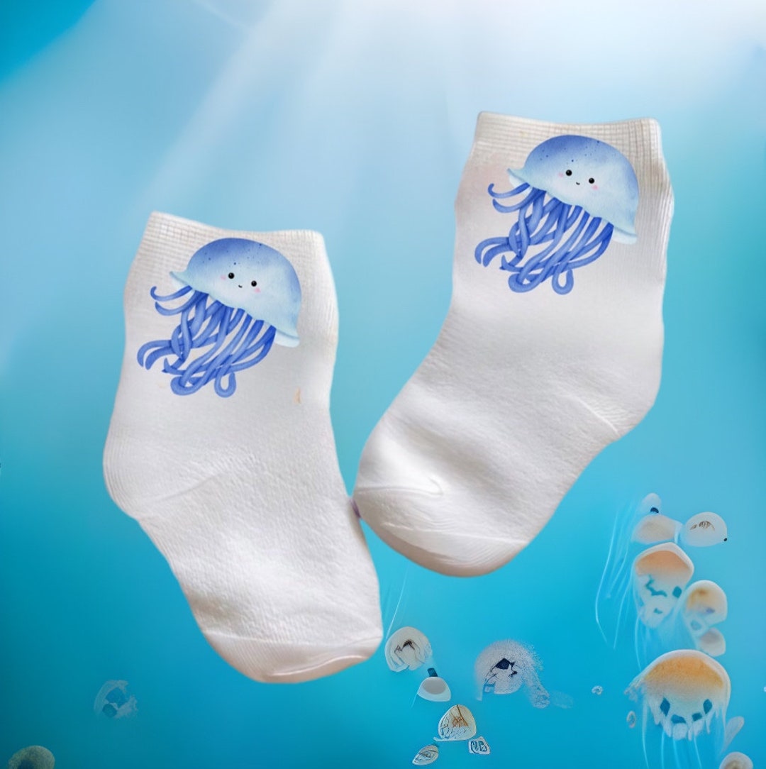 Baby/toddler/child Cute Jellyfish Socks. Multiple Sizes Offered. Choose ...