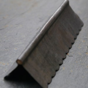 1:12th Miniature 3" Roll Topped Small Scallop REAL Lead Ridging for ...