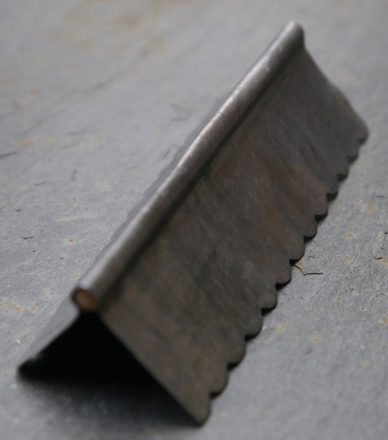 1:12th Miniature 3" Roll Topped Small Scallop REAL Lead Ridging for ...