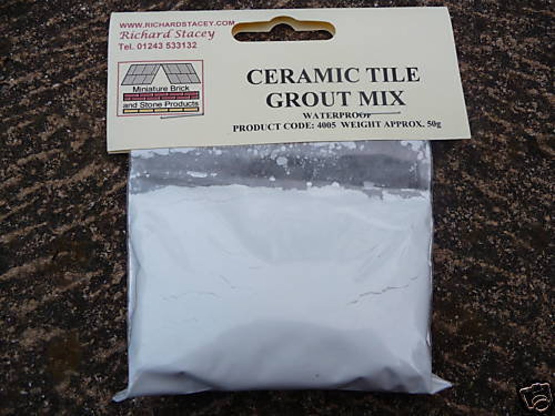 50g White Miniature Ceramic/marble/granite Tile Grout - Etsy