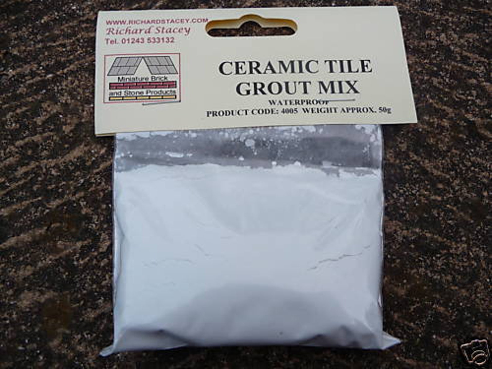 50g White Miniature Ceramic/marble/granite Tile Grout - Etsy