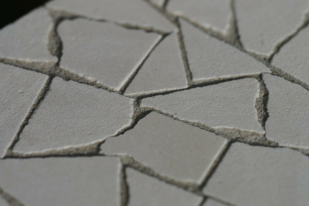 100 Sq " 1:12th Scale REAL Limestone Miniature Dolls House Crazy Paving ...