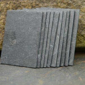 10 REAL SLATE Miniature/dolls House Slate and a Half Finishing Tiles - Etsy
