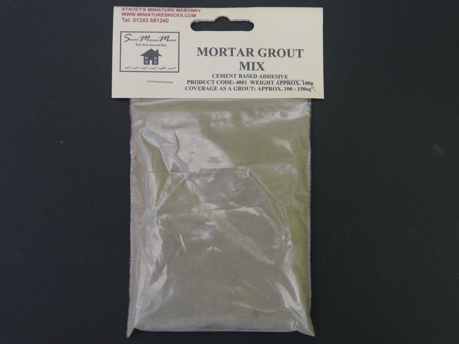 100g Mortar/grout Mix Miniature Model Building & Grouting - Etsy Australia