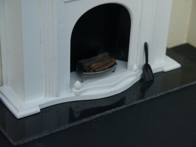REAL Black Granite 1:12th Scale Miniature / Dolls House Table Top ...