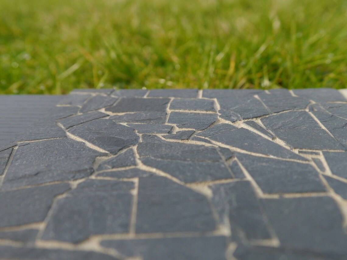 25 Sq Ins 1:12th Scale REAL Slate Miniature Dolls House Crazy - Etsy