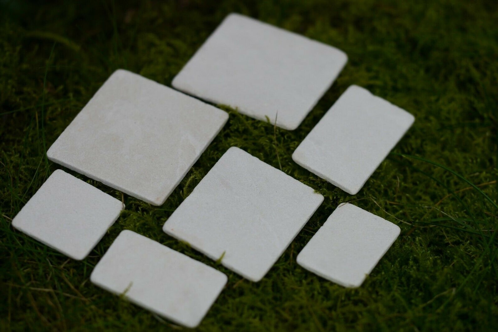 100 Sq Ins REAL LIMESTONE Miniature Random Flagstones - Etsy