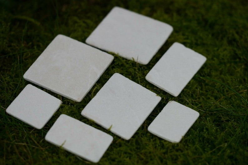 100 Sq Ins REAL LIMESTONE Miniature Random Flags - Etsy