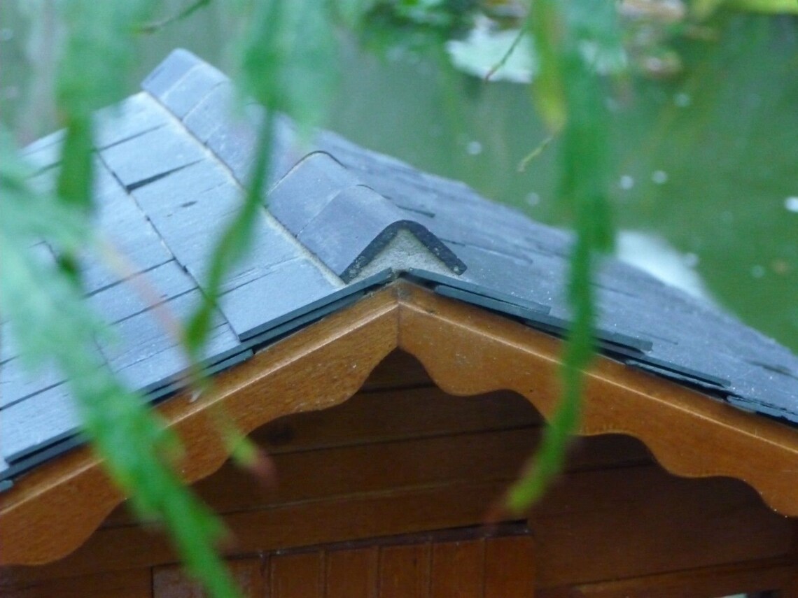 10 1:12th Sim Slate Angled Ridge Tiles (SHORT WING) - Etsy