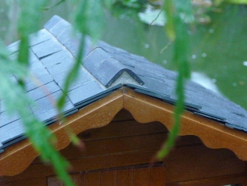 10 1:12th Sim Slate Angled Ridge Tiles (SHORT WING) - Etsy