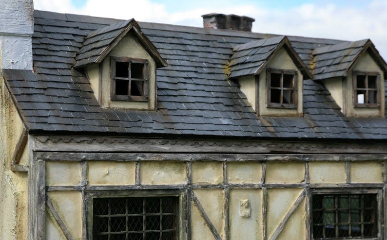 100 1:12th Scale MINIATUREBRICKSCOM REAL Slate Miniature Dolls House ...