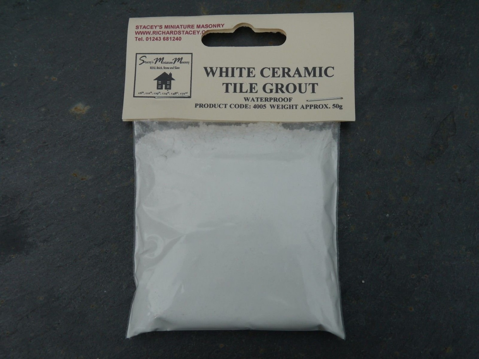 50g White Miniature Ceramic/marble/granite Tile Grout - Etsy