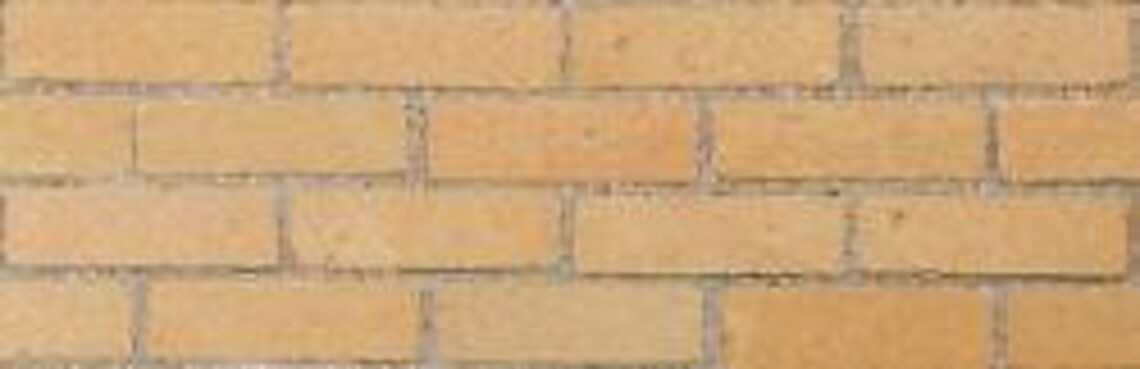 50 1:12th Scale Gault/ Cream REAL BRICK Miniature Bricks for ...