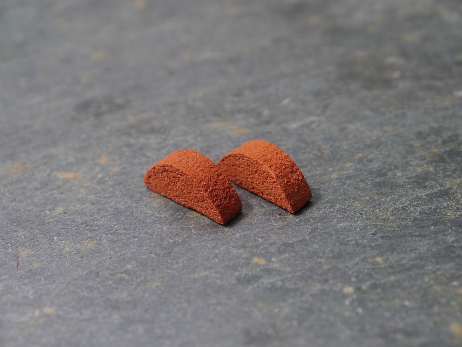 25 Multi Red Half Round Copings Miniature Bricks - Etsy UK