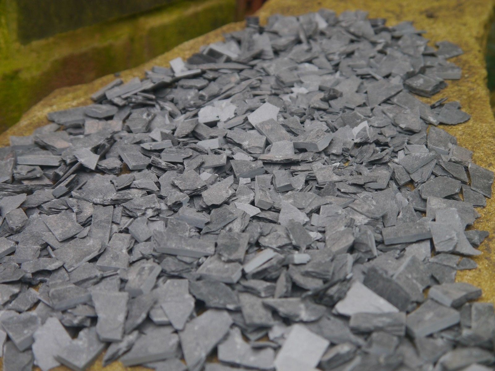 25 sq ins Bag Real Slate Miniature Landscaping Rubble | Etsy