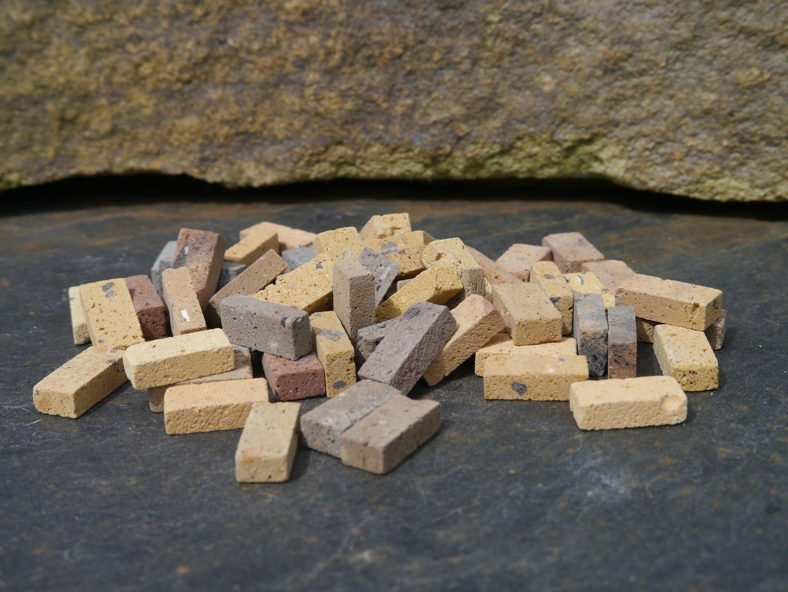 50 1:12th Scale REAL BRICK Yellow Stock Miniature Bricks - Etsy Australia