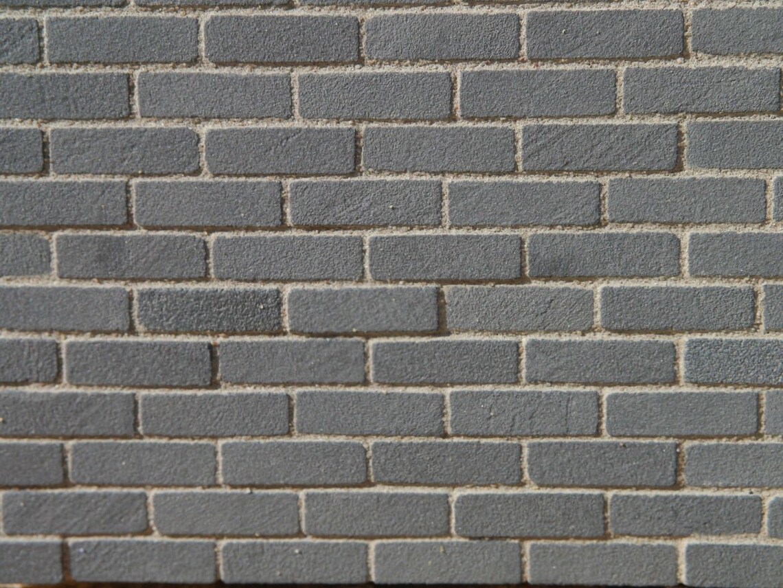 500 1:12th Natural Brick Midhurst Blue REAL Bricks / - Etsy