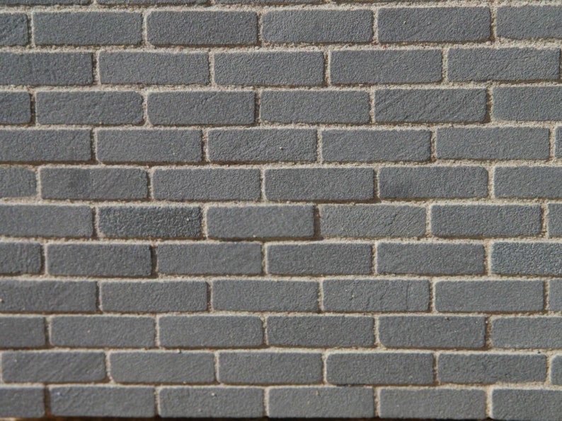 500 1:12th Natural Brick Midhurst Blue REAL Bricks / - Etsy