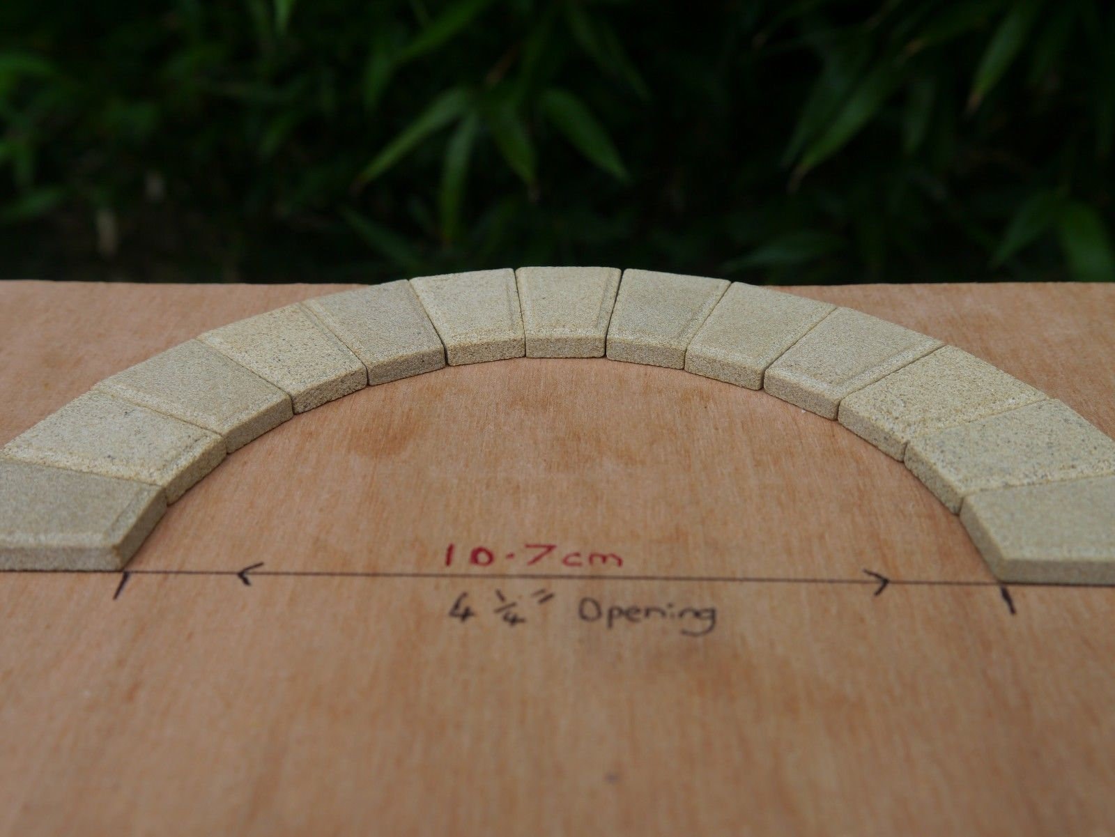 Set of 3 1:12th REAL SANDSTONE Miniature Keystones for | Etsy UK