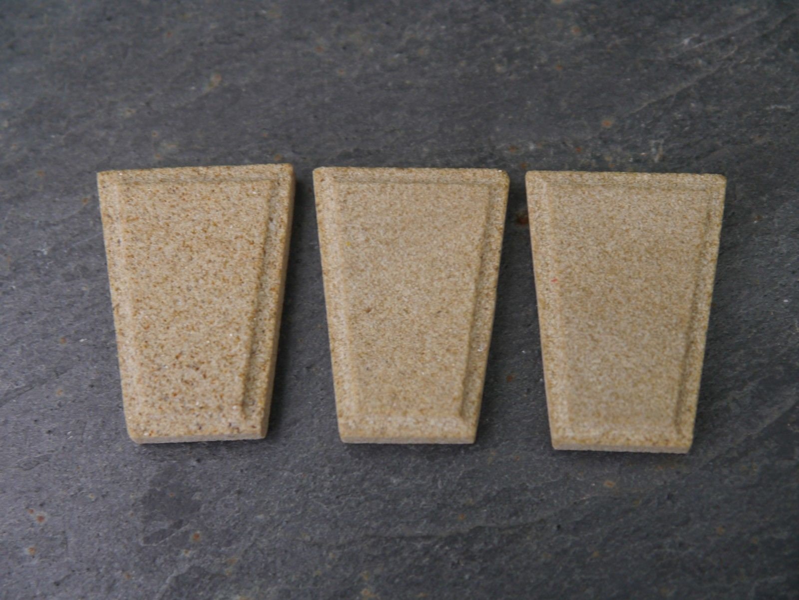 Set of 3 1:12th REAL SANDSTONE Miniature Keystones for - Etsy UK