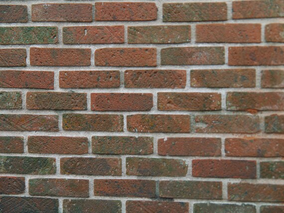 100 1/12th Miniature REAL BRICK Old Village Brickslips for | Etsy