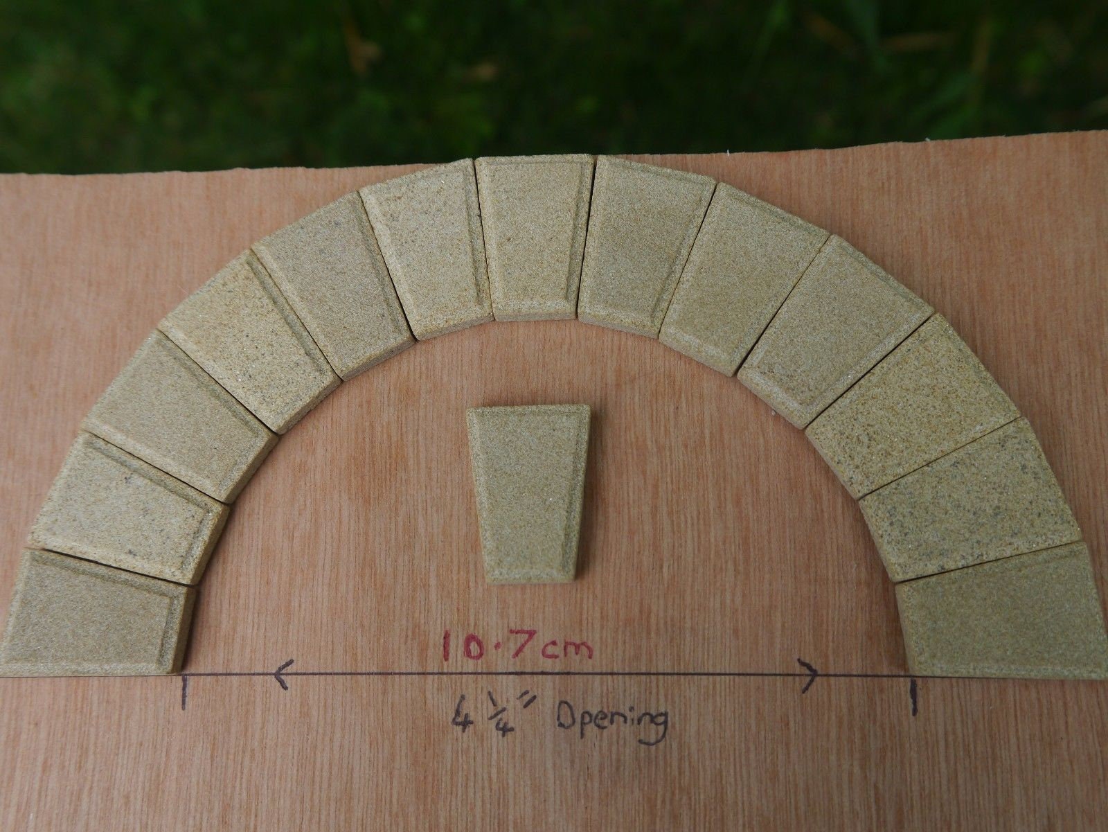 Set of 3 1:12th REAL SANDSTONE Miniature Keystones for - Etsy UK