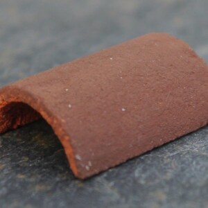 10 1:12th Real Brick Conker Rounded Ridge Tiles - Etsy