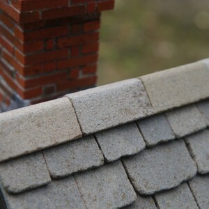 40 1:12th REAL GREY STONE Angled Ridge Tilesshort Wing - Etsy