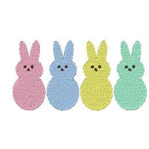 Peeps Easter Embroidery Design - Etsy