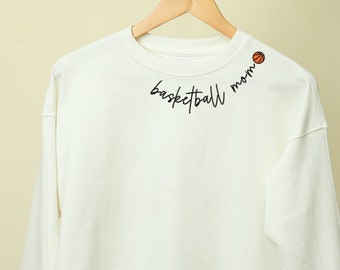 Mama Shirt With Personalized Chain Stitch Embroidery. Custom Mama Shirt With Personalized Chain Stitch Embroidery. Custom
