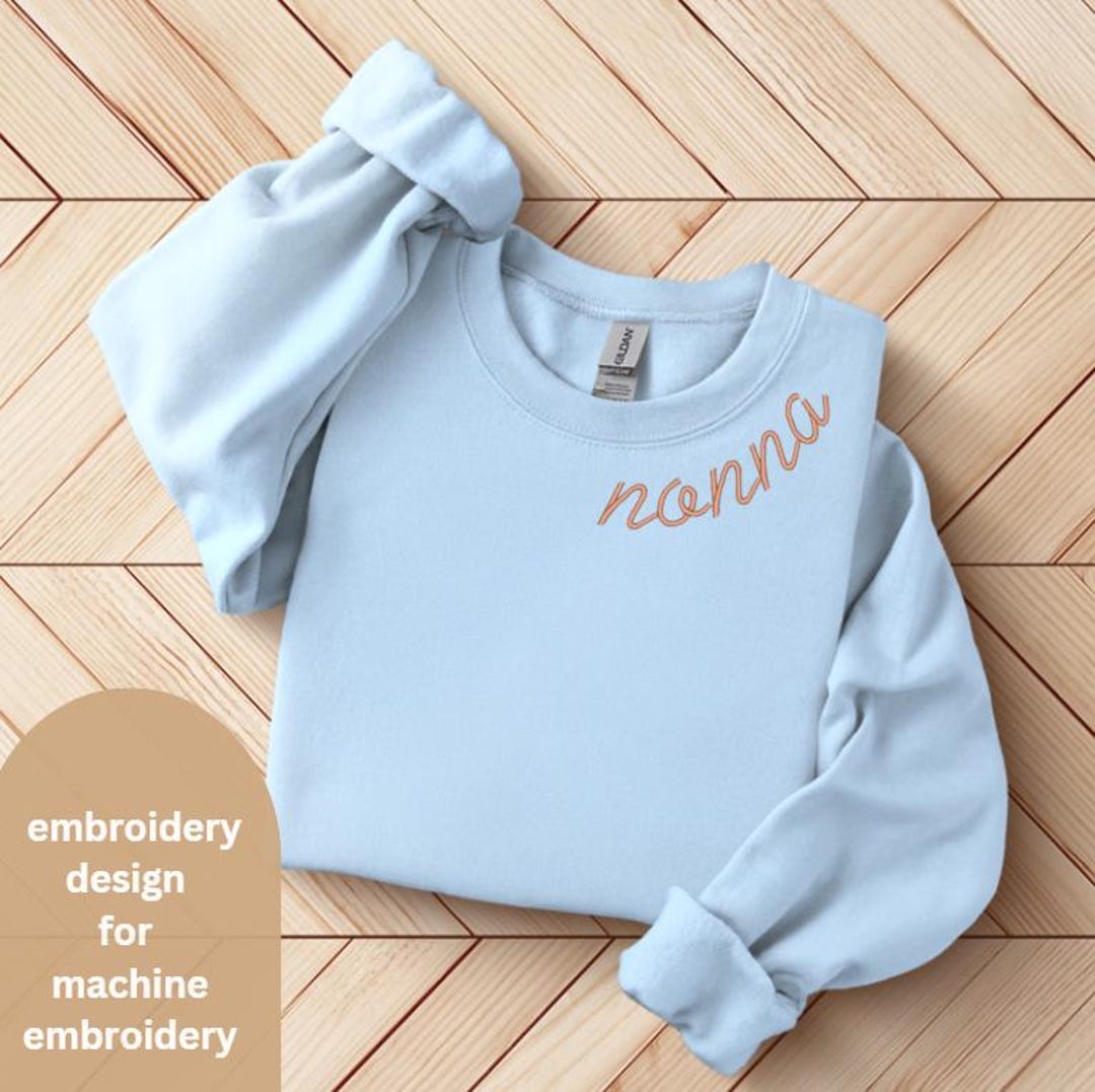 NONNA Collar Embroidery Design Machine Embroidery Design File for ...