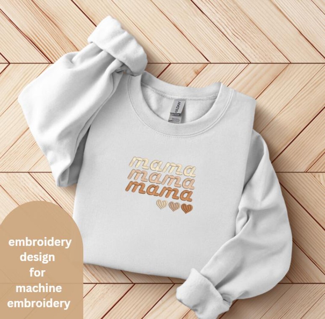 Mama Machine Embroidery Design File for Mother's Day. Mama Embroidery ...