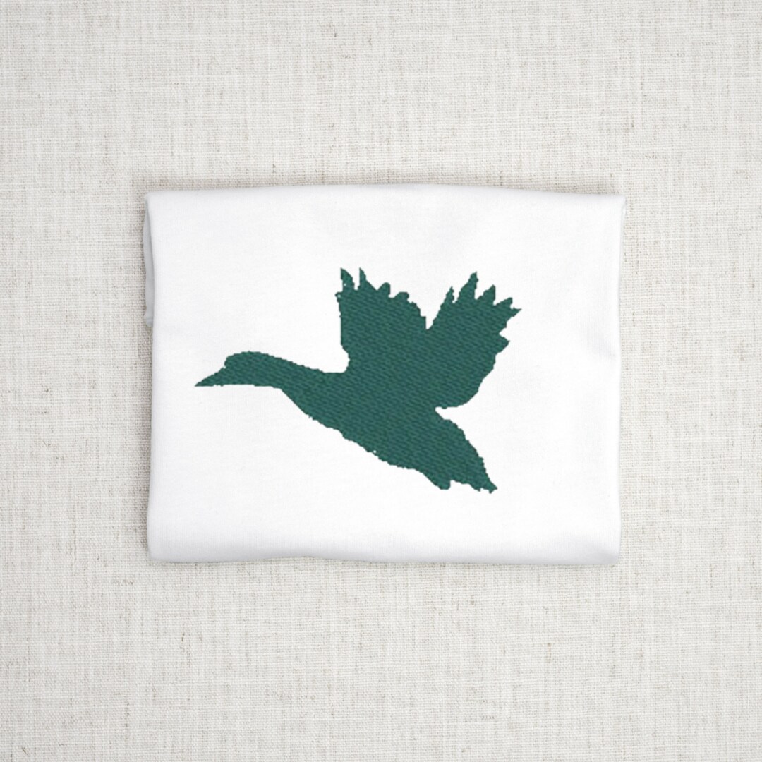 Flying Duck Embroidery, Boys Hunting Embroidery Design, Duck Embroidery ...