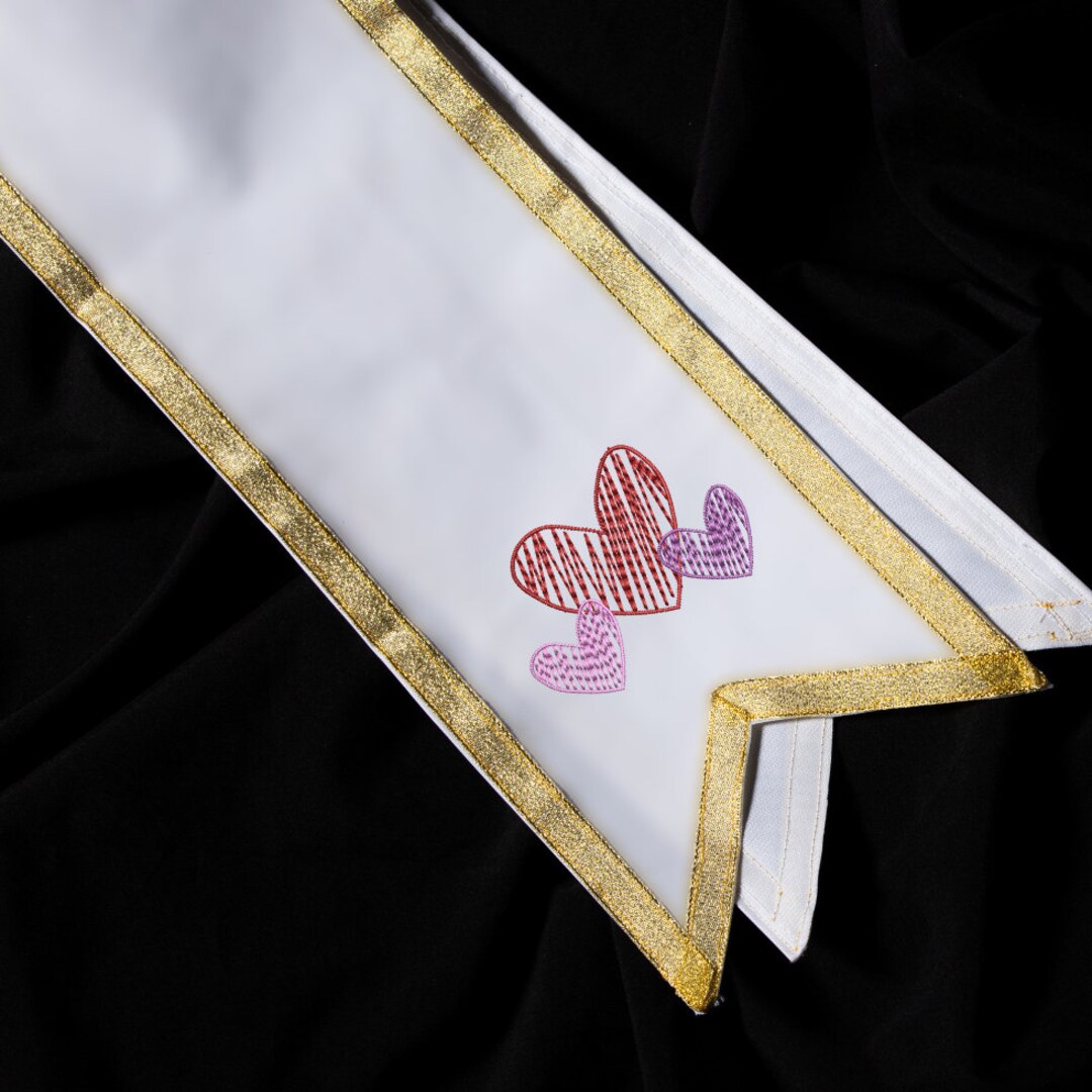 Heart Embroidery Design, Heart Cluster Embroidery, Mini Fill Stitch ...