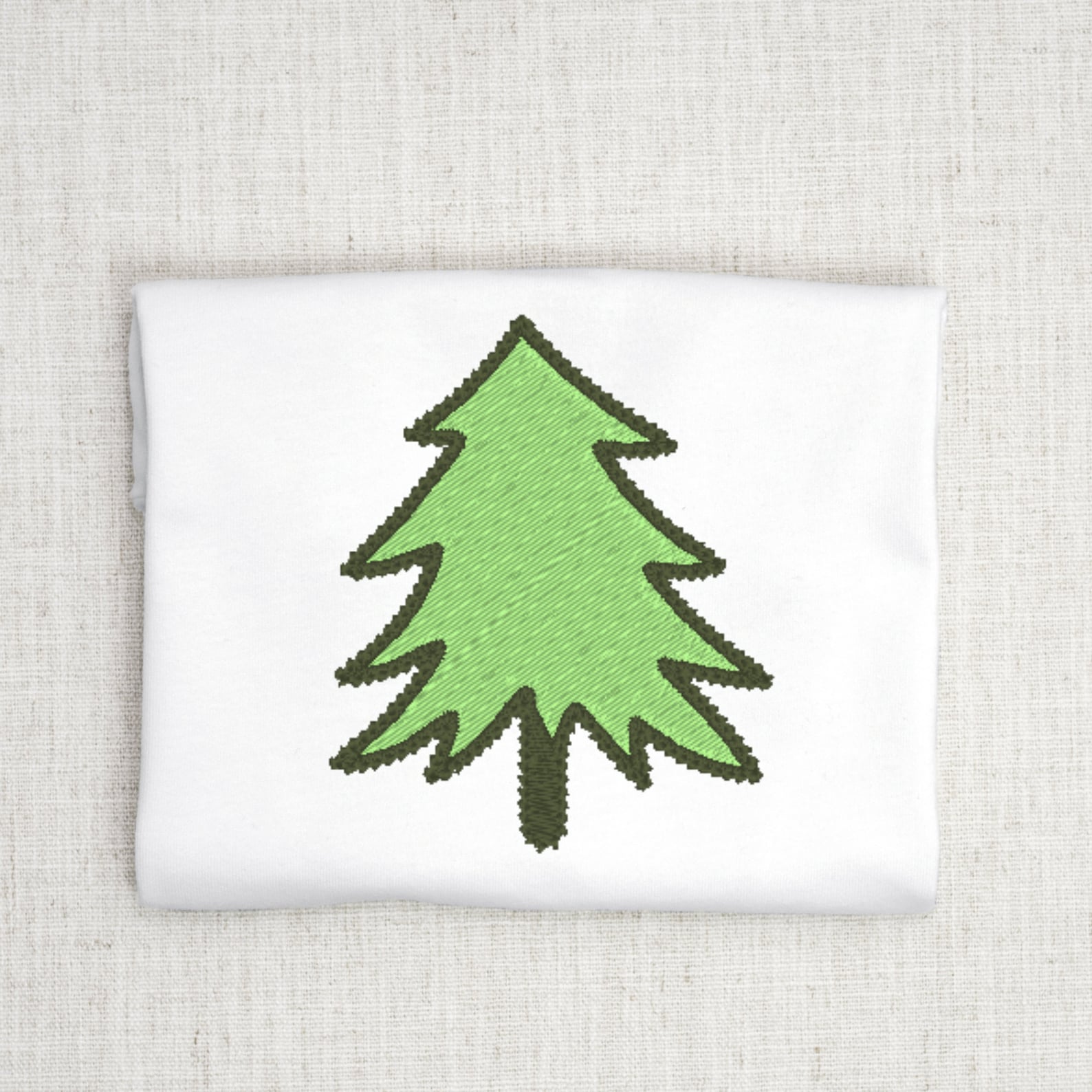 Christmas Tree Embroidery Design Christmas Embroidery | Etsy