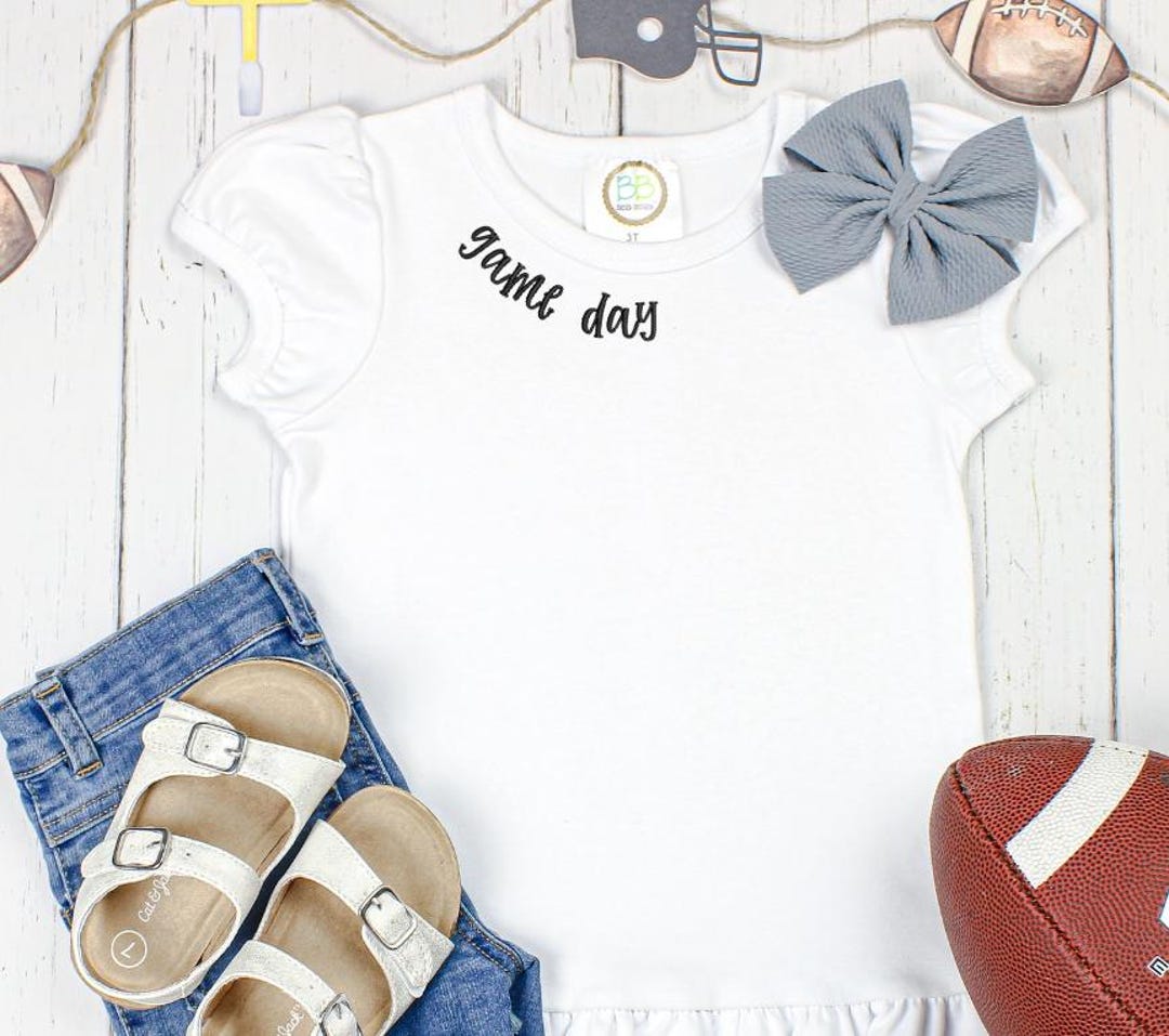 Game Day Collar Embroidery Design Team Embroidery Embroidery Font ...
