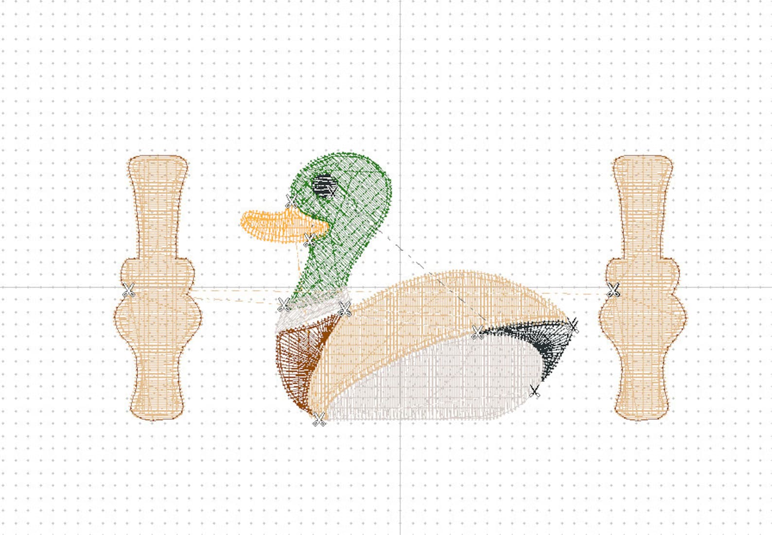 Duck Hunting Embroidery Design With Duck Calls Machine - Etsy