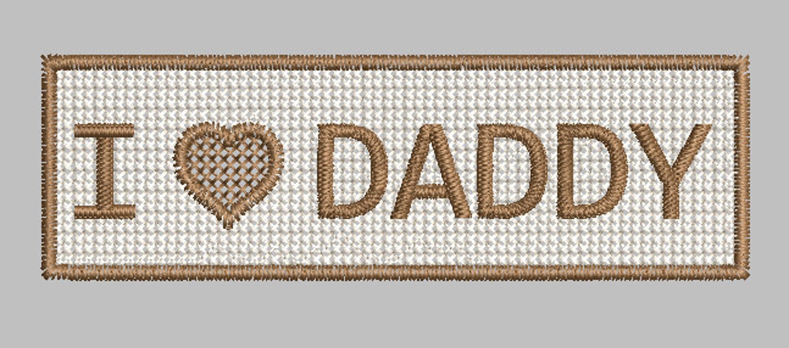 I Heart Daddy Faux Smock Embroidery Design for Father's - Etsy
