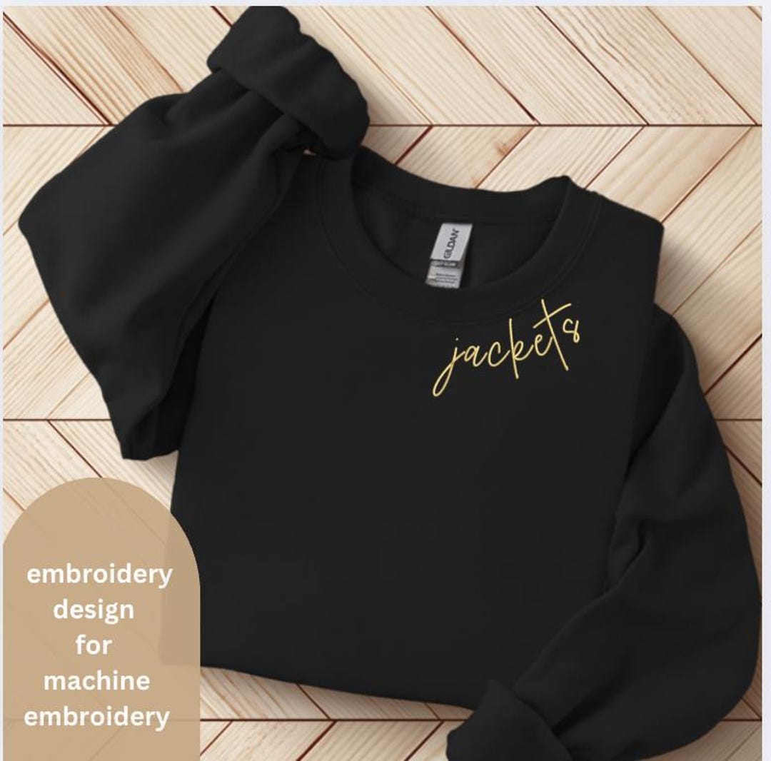 Jackets Collar Embroidery Design Team Jackets Embroidery Yellow Jacket ...