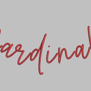 Cardinals Collar Embroidery Design - Team Embroidery - Embroidery Font ...