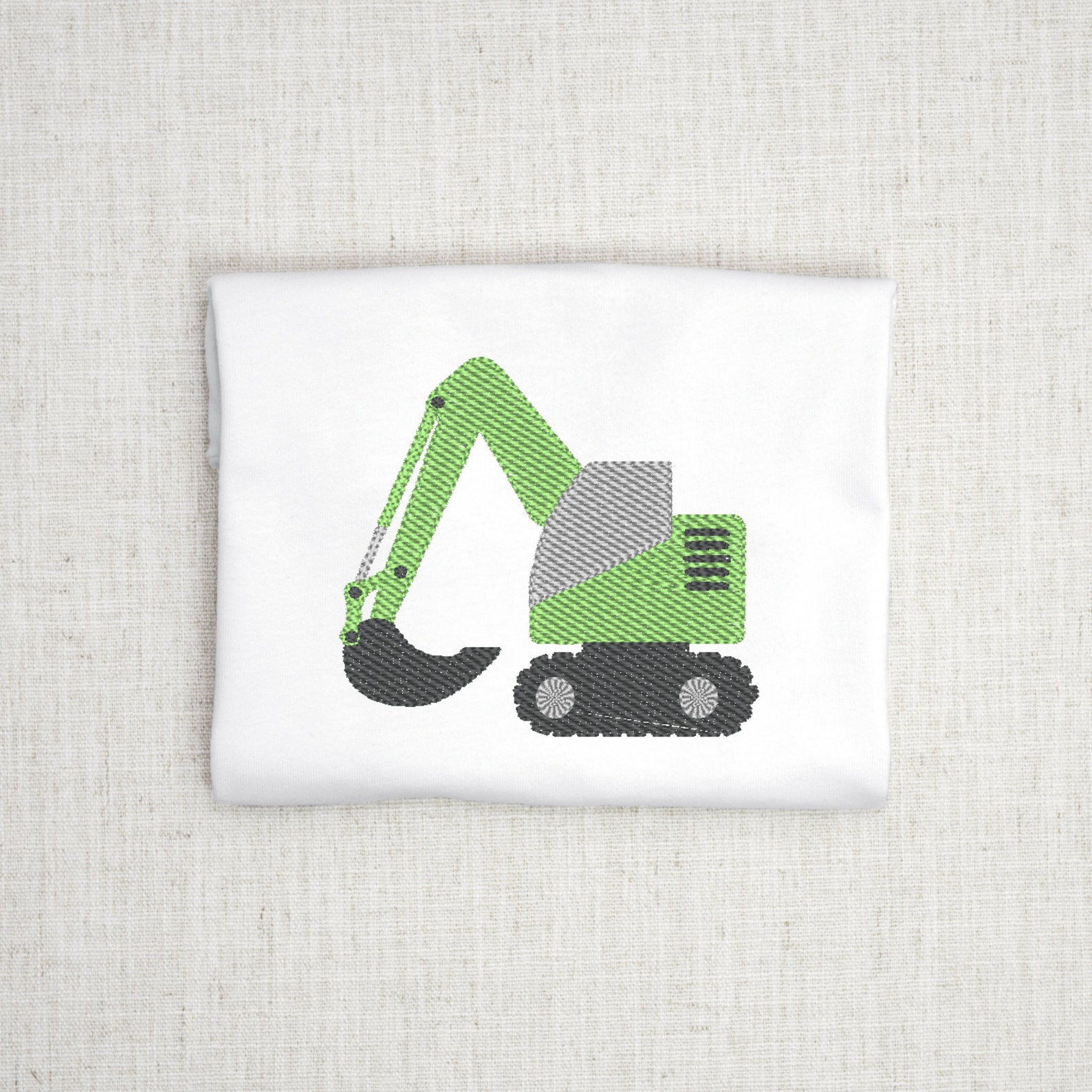 Excavator Embroidery Design Construction Machine Embroidery - Etsy
