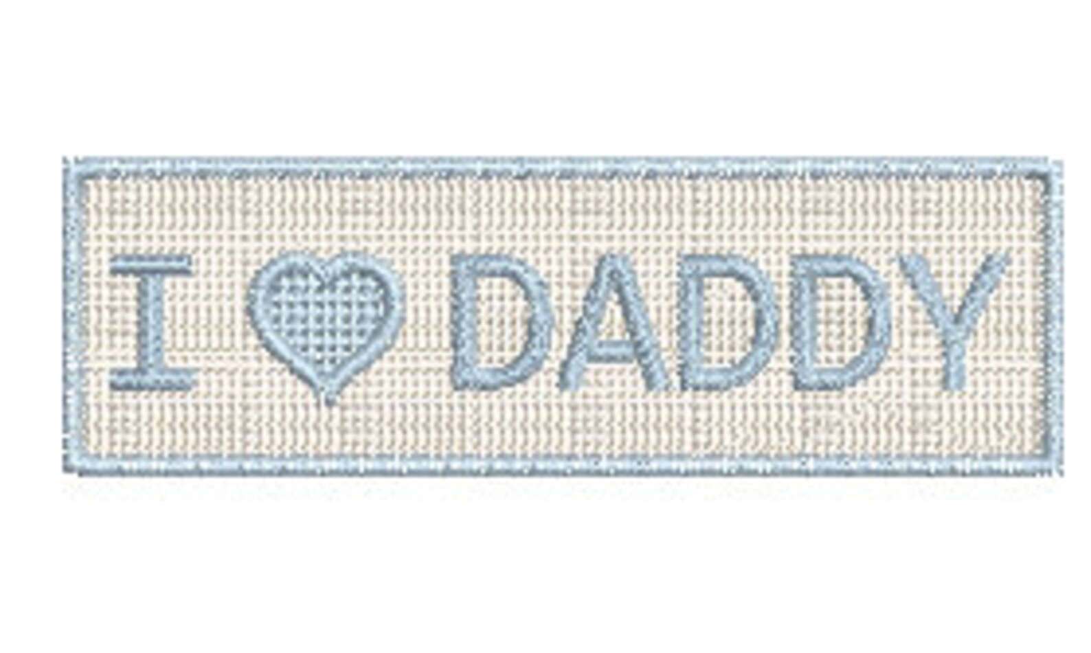 I Heart Daddy Faux Smock Embroidery Design for Father's - Etsy
