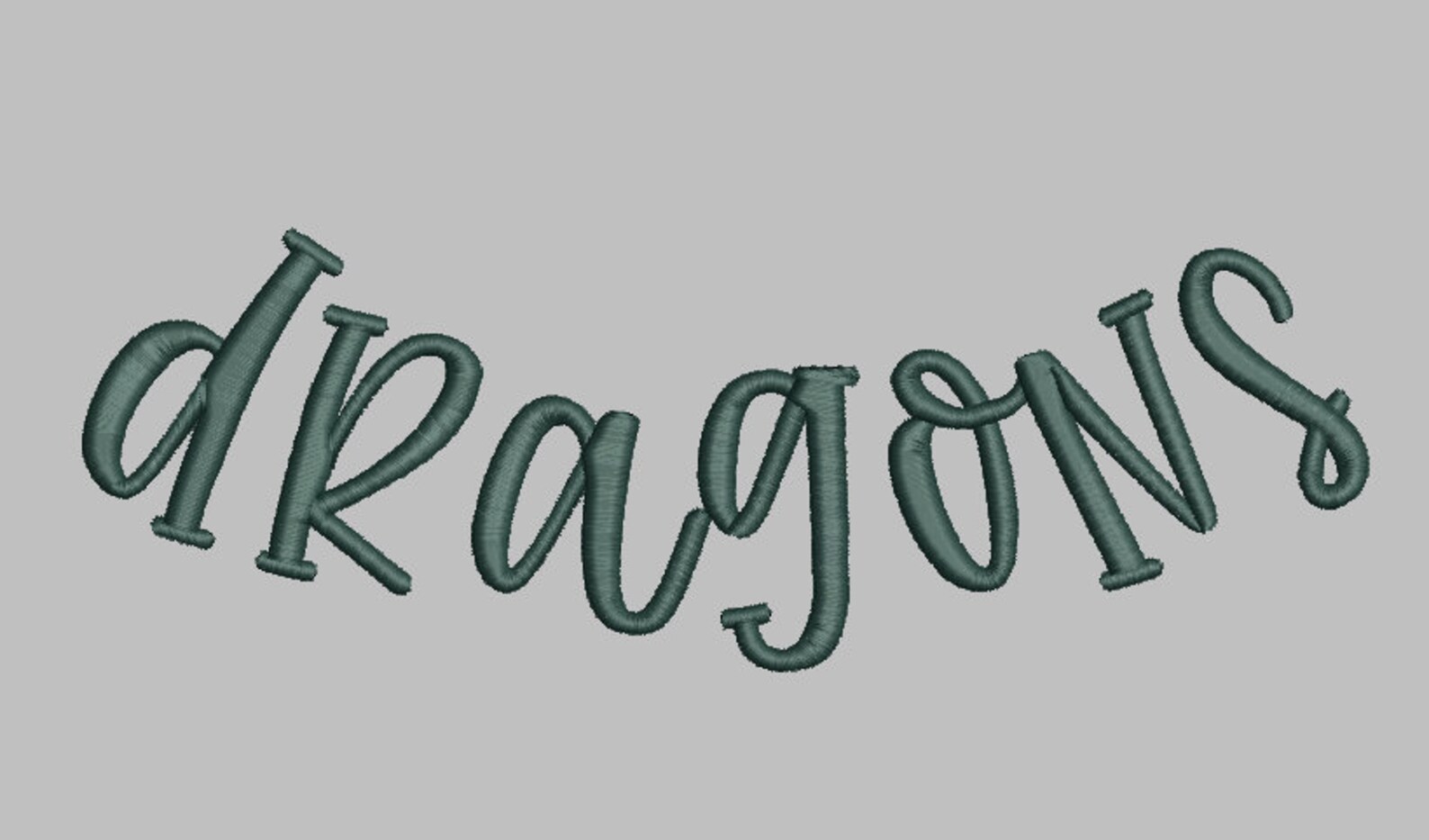 Dragons Collar Embroidery Design Team Dragons Embroidery Embroidery ...