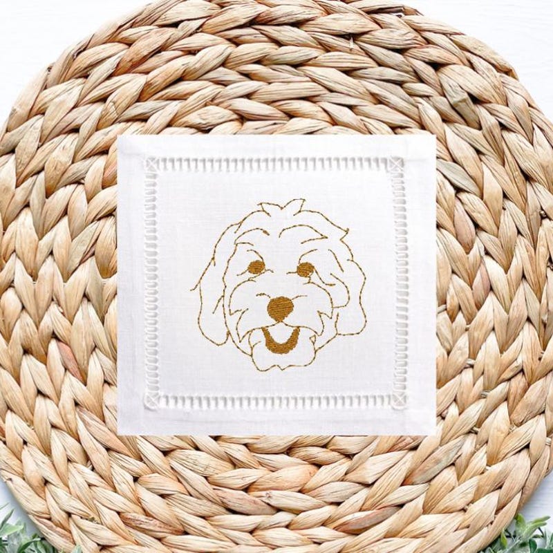 Dog Face Embroidery - Etsy